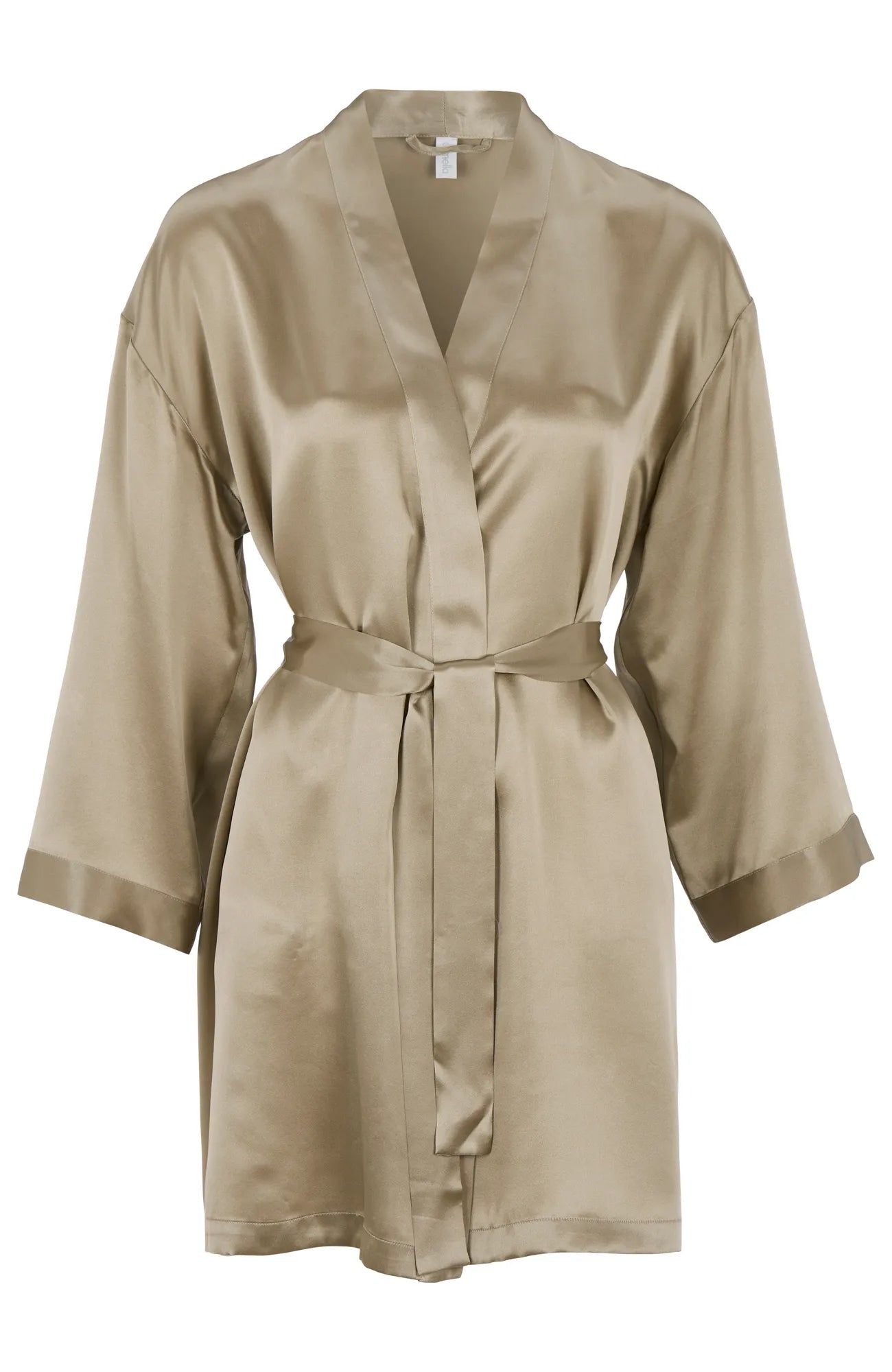 Silk Robe - Nougat – Damella