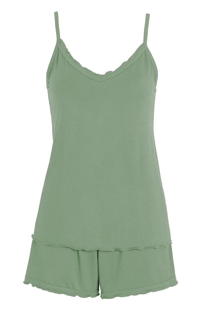Bambu Pyjamas - Light olive – Damella